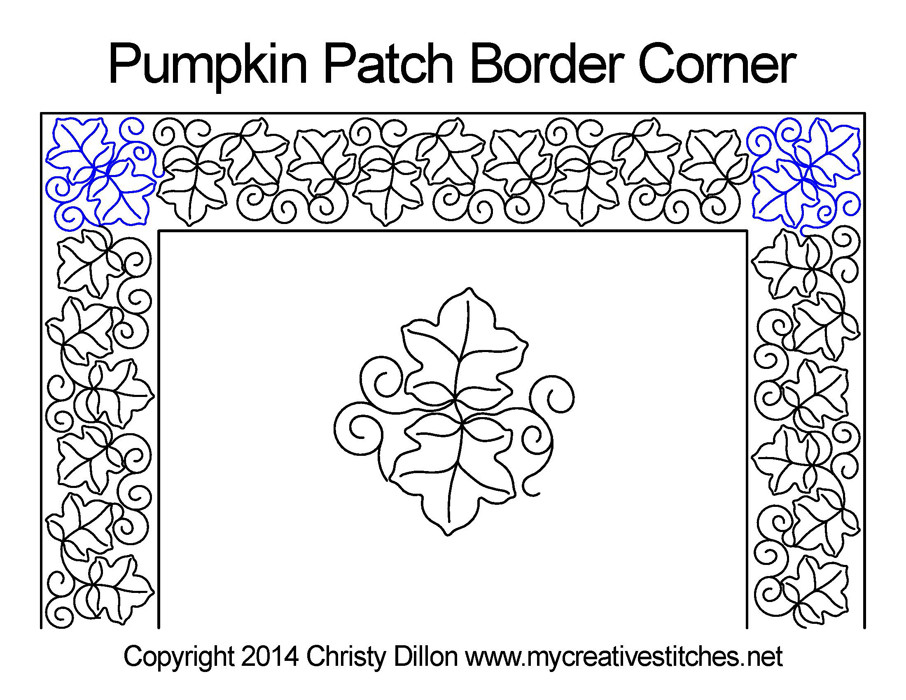 Pumpkin Patch Corner - My Creative Stitches