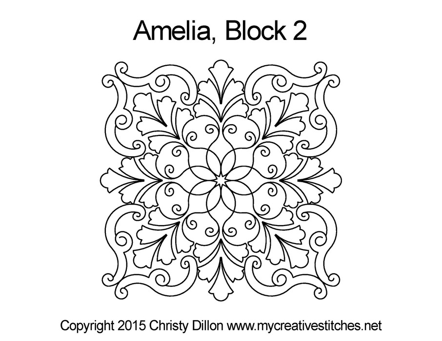 Amelia Block 2 - My Creative Stitches
