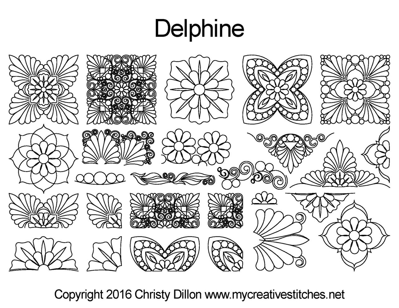 Delphine Set - My Creative Stitches