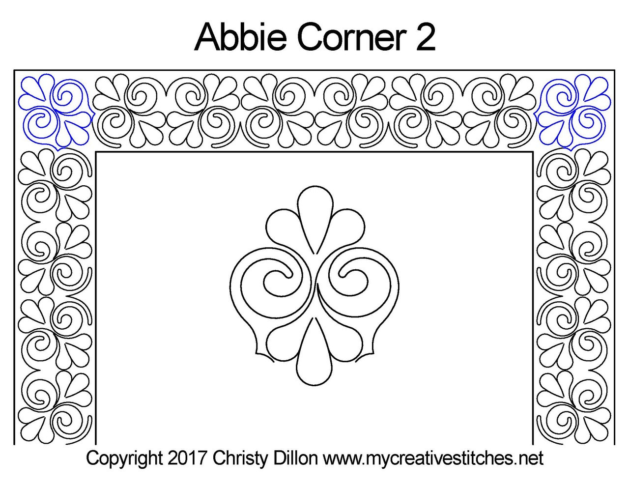 Computerized Quilting Patterns Abbie Corner 2