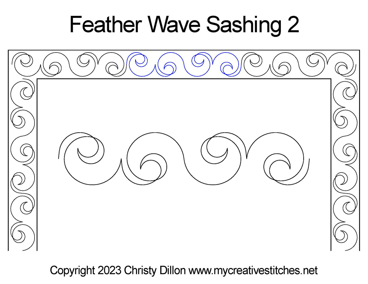 Feather Wave Sashing 2