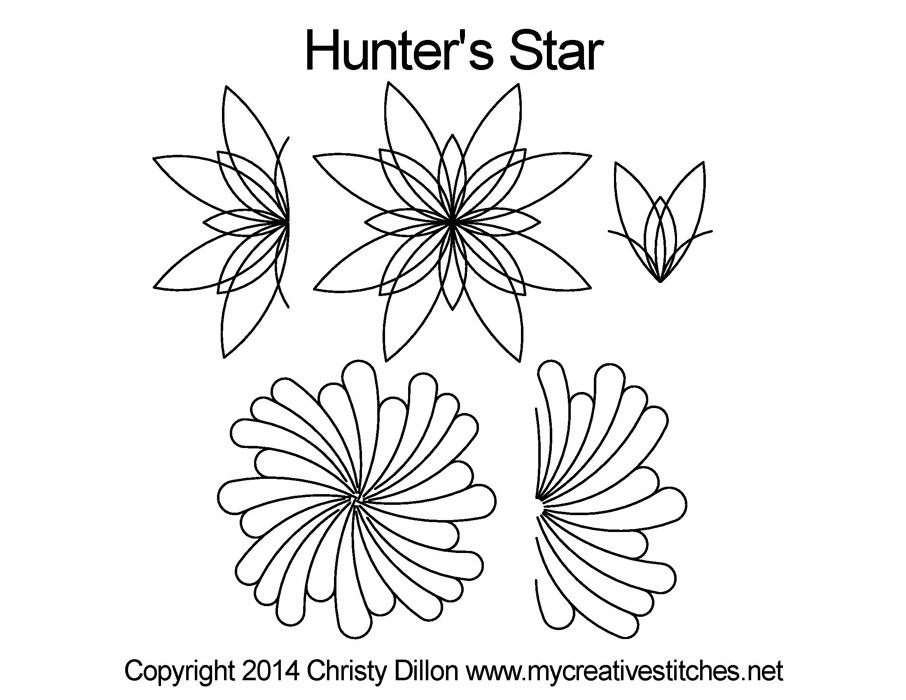 Hunter's Star Set - My Creative Stitches