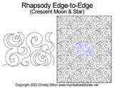Computerized Quilting Rhapsody Edge-to-Edge Morning Star