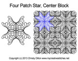 Block Specific - Four Patch Star - My Creative Stitches