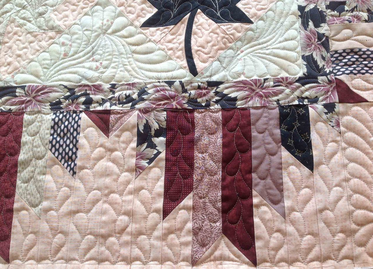 Delectable Mountains Quilt Block | Feather Quilt Pattern