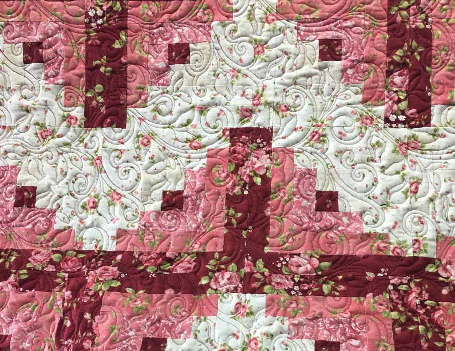Computerized Quilting Pattern Cherokee Rose Edge-to-Edge 2