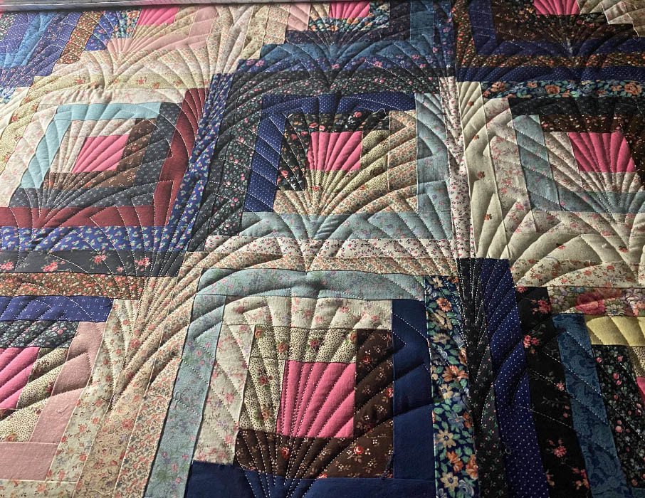Computerized Quilting Pattern Clam Shell Edge-to-Edge
