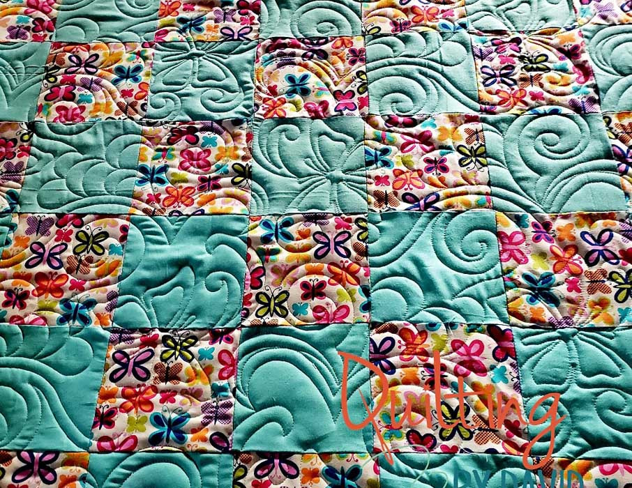 Computerized Quilting Pattern Snapdragon Edge-to-Edge