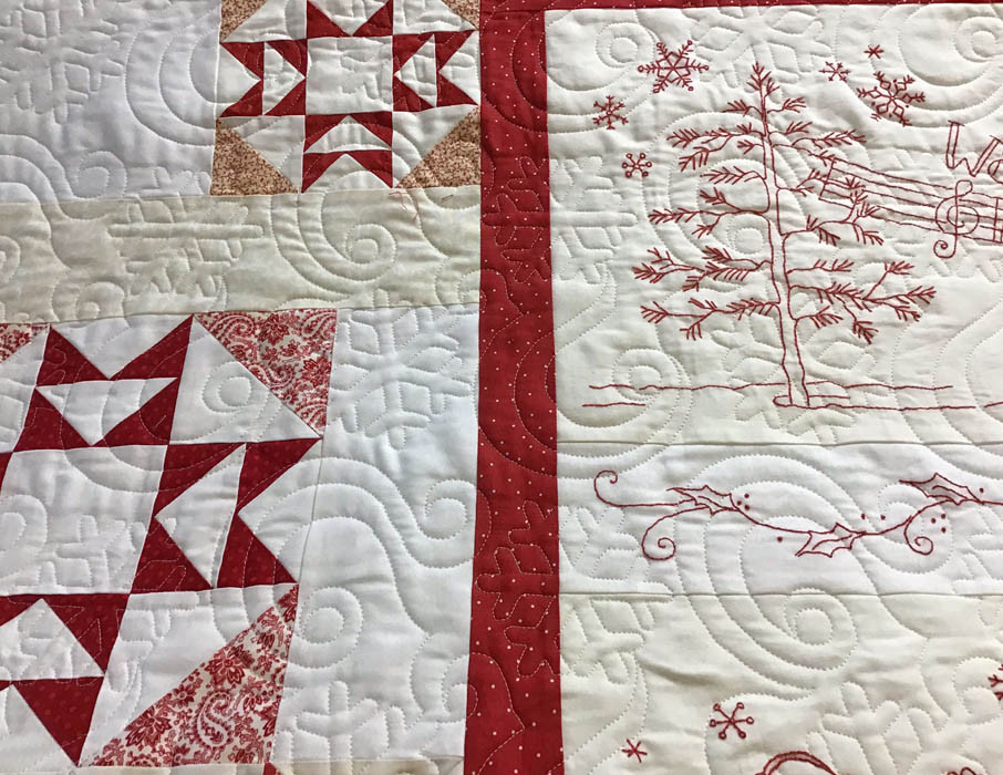 Computerized Quilting Pattern Snowstorm Edge-to-Edge
