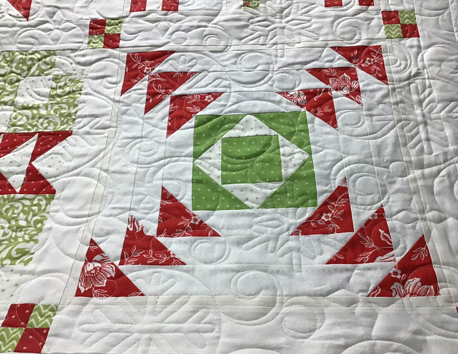 Computerized Quilting Pattern Sea of Snowflakes Edge-to-Edge