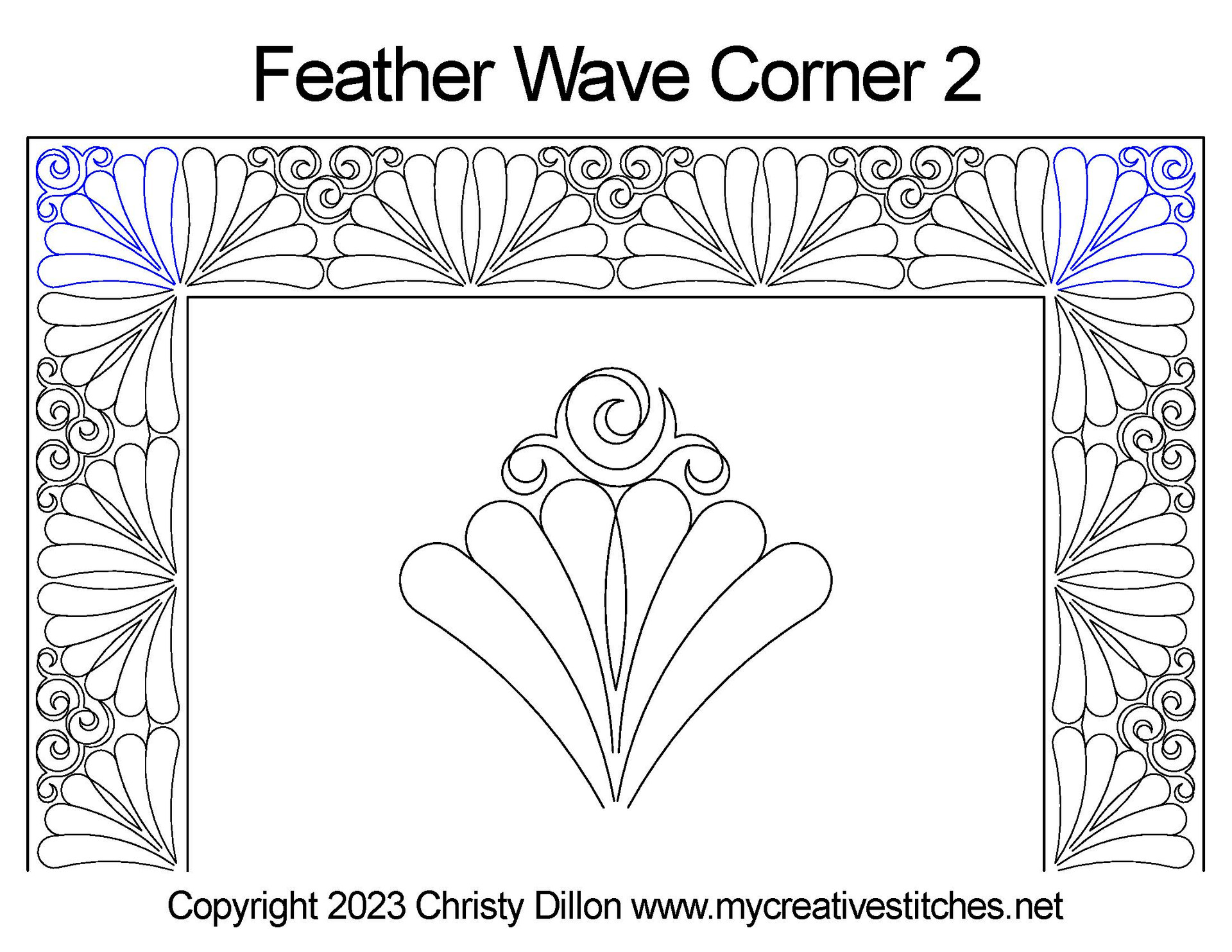 All Borders & Corners - Feathers - Page 1 - My Creative Stitches