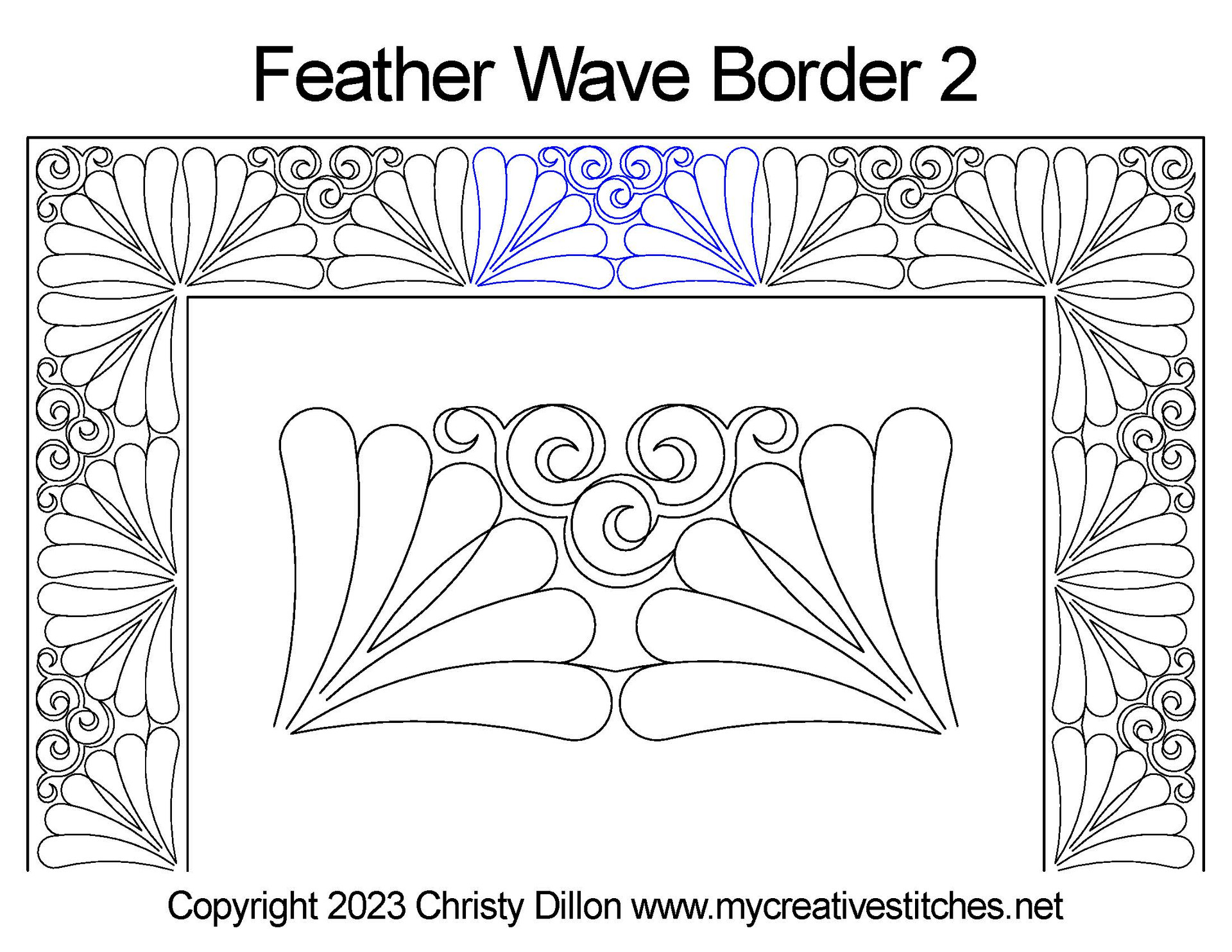 All Borders - Feathers - My Creative Stitches