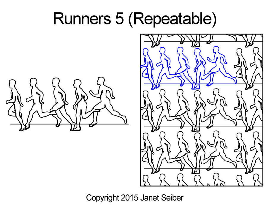 Sports Quilt | Edge-to-Edge Digital Quilting Patterns