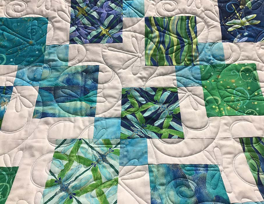 Computerized Quilting Patterns Dragonfly Dance Edge-to-Edge