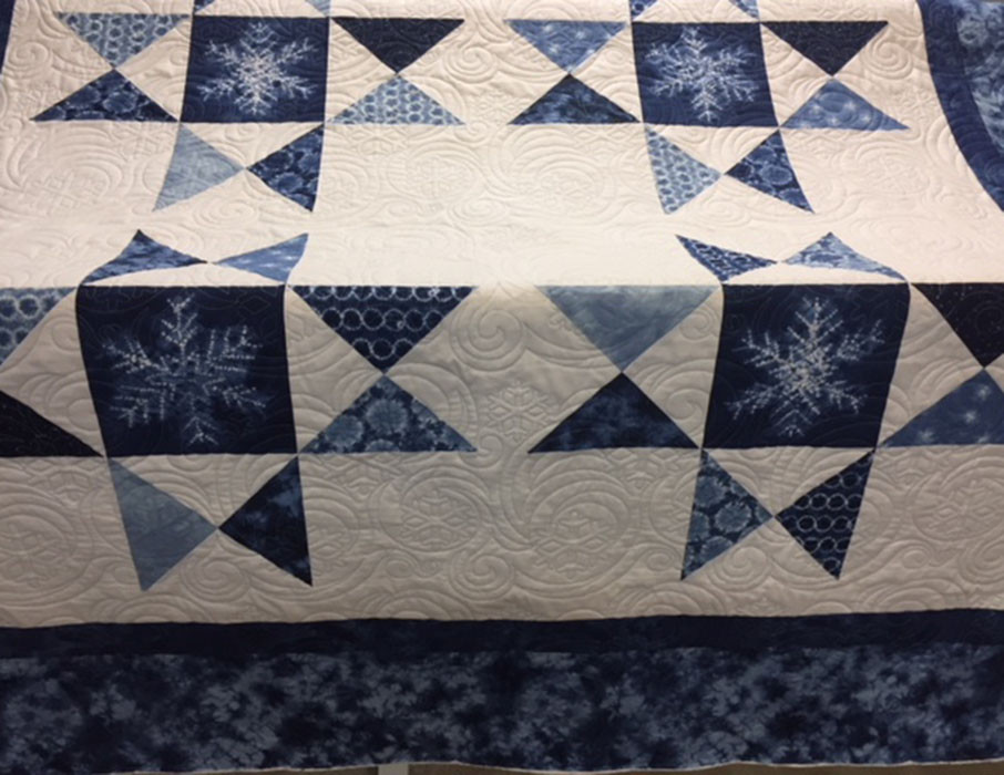 West Wind in Winter | Edge to Edge Pantograph Patterns