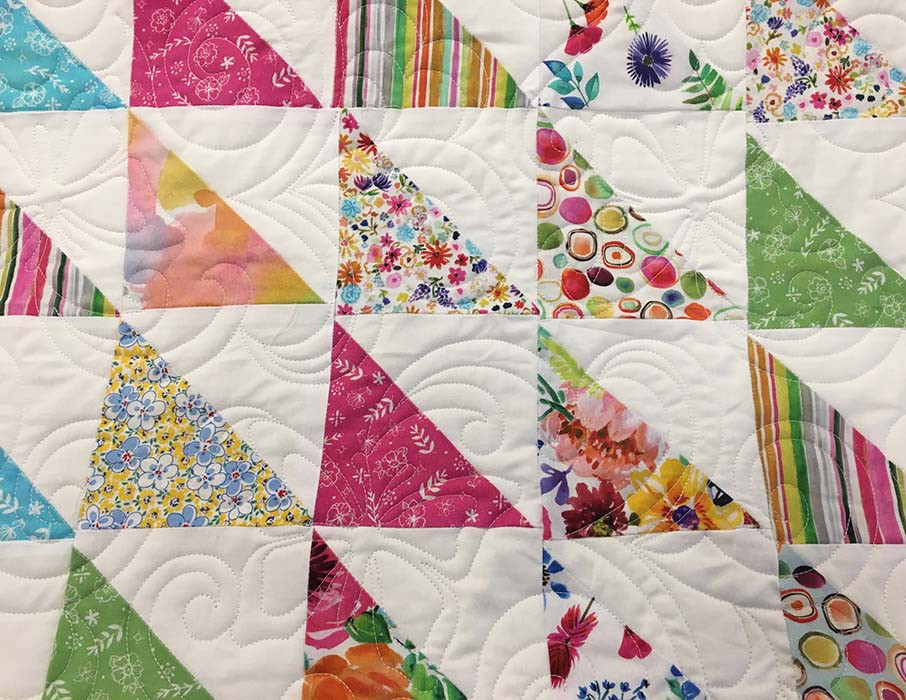 Computerized Quilting Pattern Snapdragon Edge-to-Edge