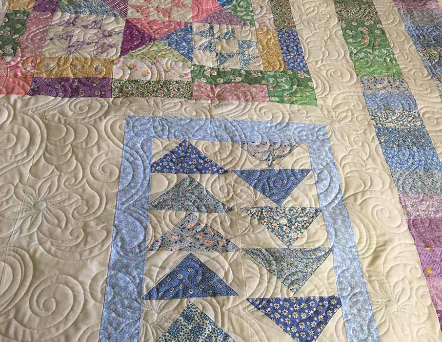 Computerized Quilting Pattern Snapdragon Edge-to-Edge 2