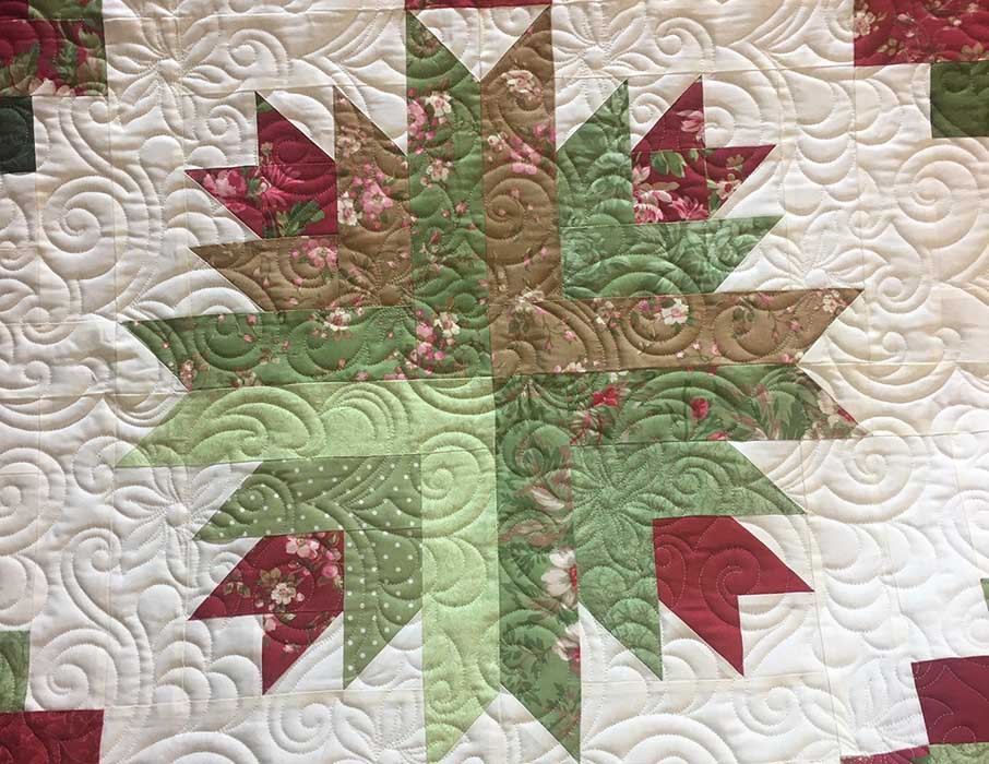 Computerized Quilting Pattern Snapdragon Edge-to-Edge 2