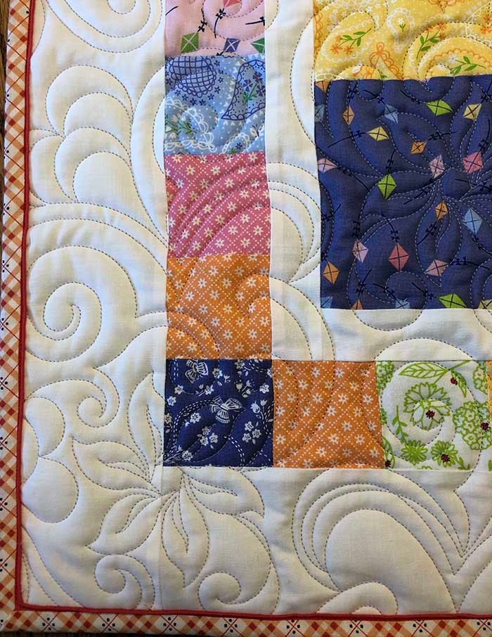 Computerized Quilting Pattern Snapdragon Edge-to-Edge 2