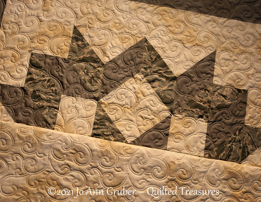 Computerized Quilting Pattern Briar Rose in Winter Edge-to-Edge