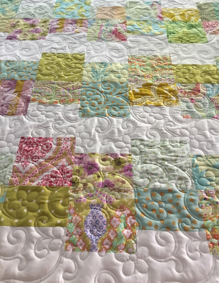 Computerized Quilting Pattern Briar Rose in Spring Edge-to-Edge