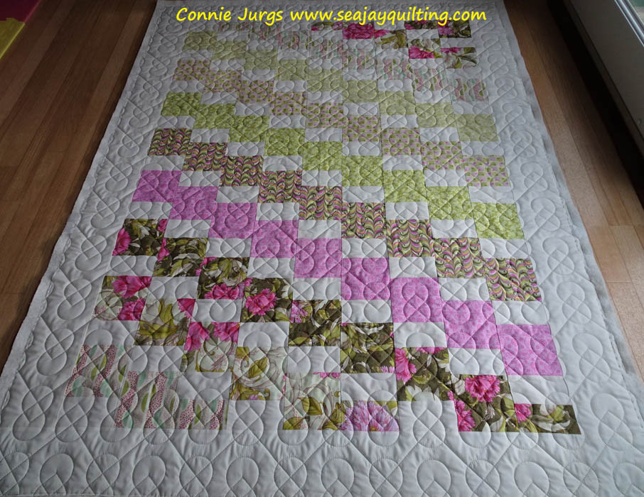 Computerized Quilting Pattern Geometric Tangent Large Edge-to-Edge