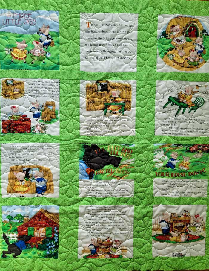 Computerized Quilting Pattern Persephone Edge-to-Edge 1