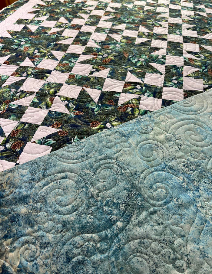 Computerized Quilting First Snowfall Edge-to-Edge