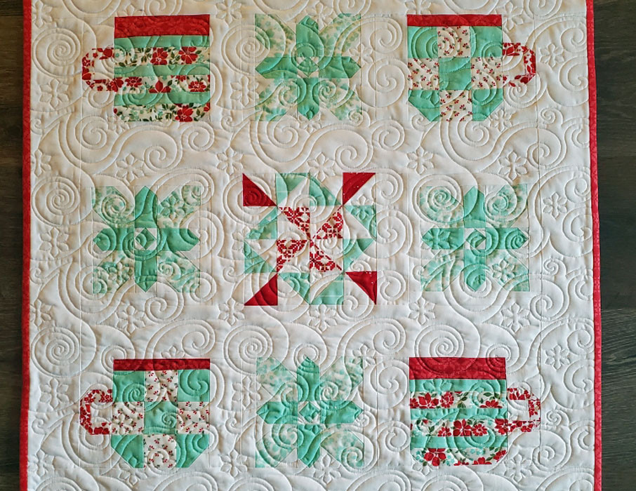 Computerized Quilting First Snowfall Edge-to-Edge
