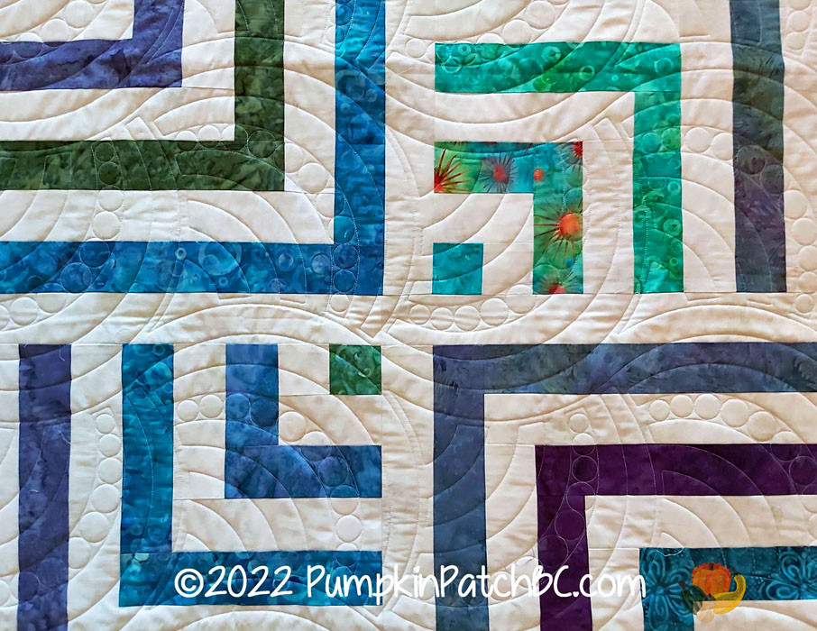 Computerized Quilting Radiate Edge-to-Edge