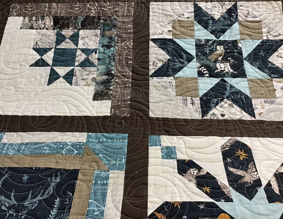 Computerized Quilting West Wind in Autumn Edge-to-Edge