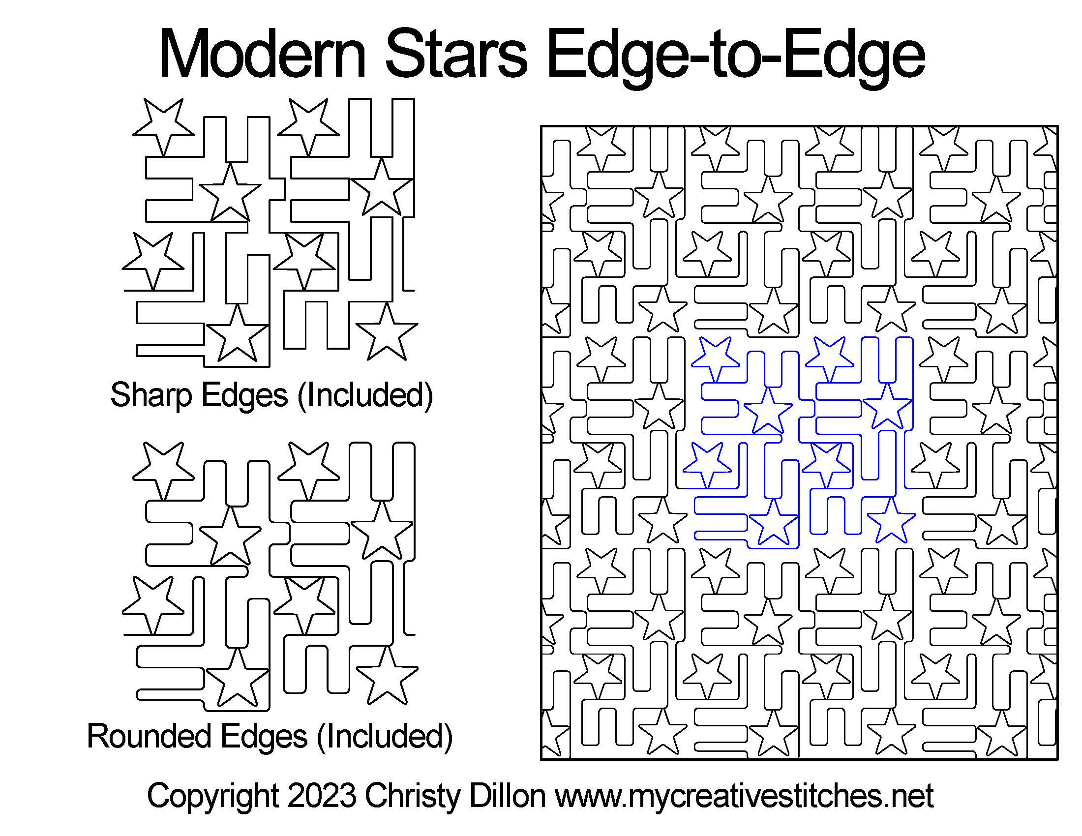Modern Stars Edge-to-Edge