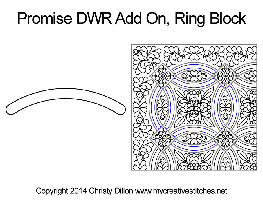 Double Wedding Ring Add On Ring Block | Wedding Ring Quilt