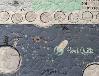 Computerized Quilting Pattern Spaceman Edge-to-Edge