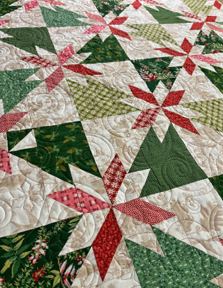 Computerized Quilting First Snowfall Edge-to-Edge