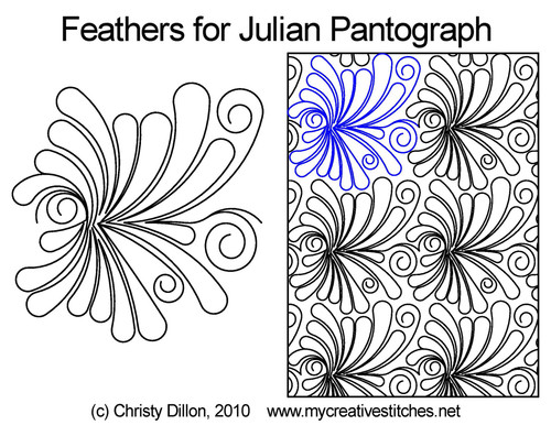 Feathers Flying South Edge-to-Edge - My Creative Stitches