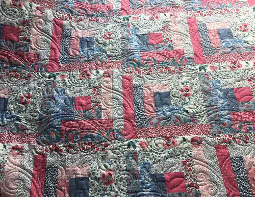 Computerized Quilting Pattern Cherokee Rose Edge-to-Edge 2