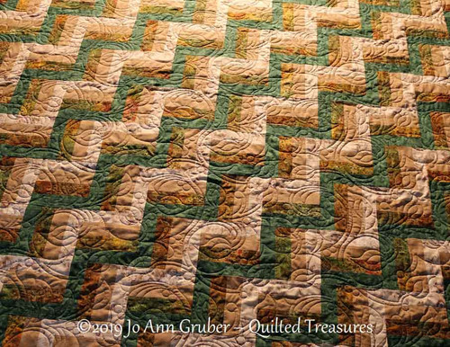 Computerized Quilting Pattern Joyful Edge-to-Edge