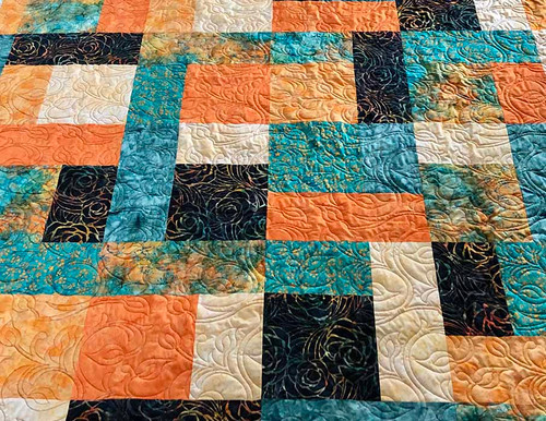 Computerized Quilting Pattern Joyful Edge-to-Edge