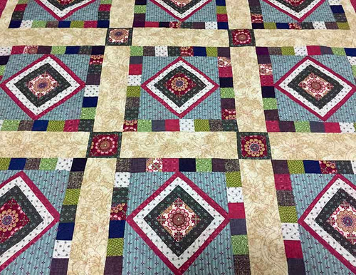 Computerized Quilting Pattern Snapdragon Edge-to-Edge 2