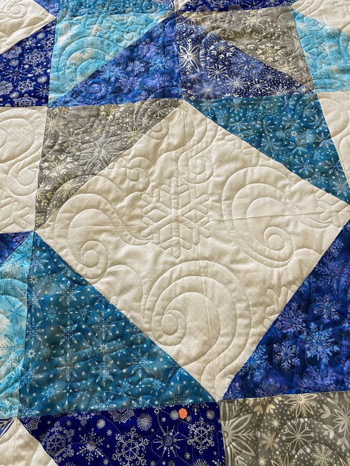 Computerized Quilting Pattern Snowstorm Edge-to-Edge