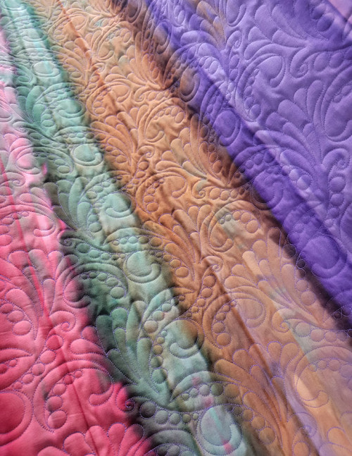 Computerized Quilting Pattern Angel Wings Edge-to-Edge