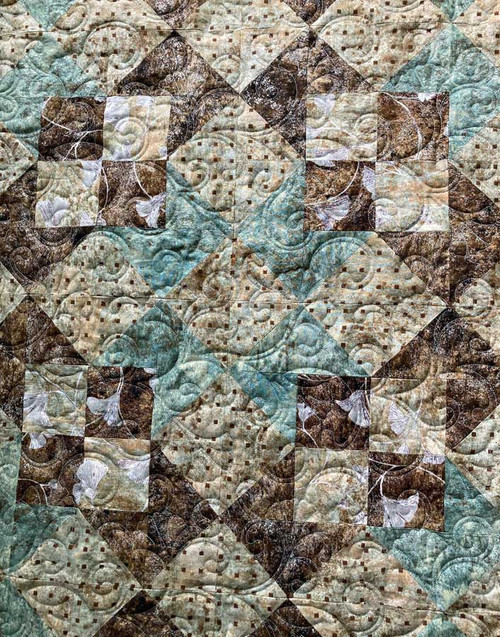 Computerized Quilting Pattern Ginkgo Edge-to-Edge
