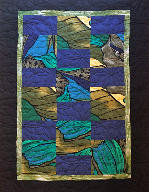 Computerized Quilting Ice Crystals Edge-to-Edge or Border
