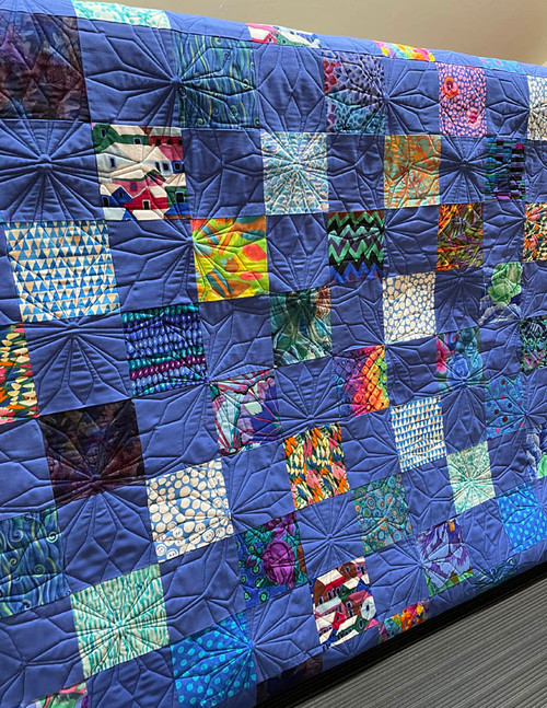 Computerized Quilting Ice Crystals Edge-to-Edge or Border
