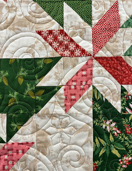 Computerized Quilting First Snowfall Edge-to-Edge