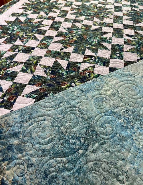 Computerized Quilting First Snowfall Edge-to-Edge