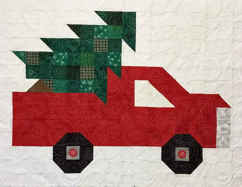 Computerized Quilting First Snowfall Edge-to-Edge