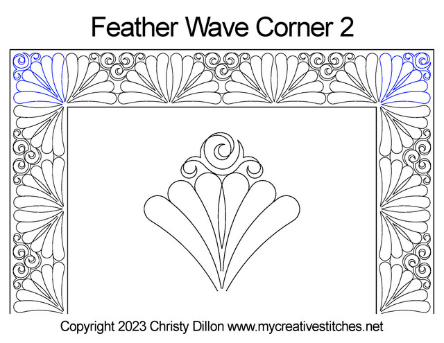 All Borders & Corners - Feathers - Page 1 - My Creative Stitches