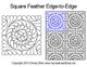 Square Feather Edge-to-Edge - My Creative Stitches